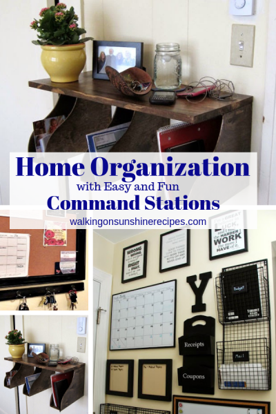 Command Stations and How to Create Easy Home Organization