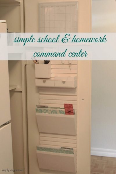 Command Stations and How to Create Easy Home Organization