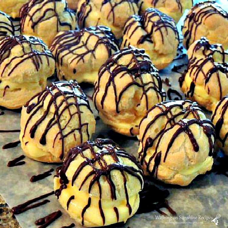 Homemade Cream Puffs or Choux Pastry Recipe | Walking on Sunshine