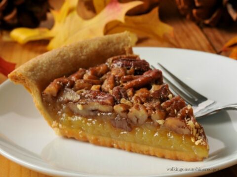 Pecan Pie Recipe perfect for Fall and Thanksgiving | Walking on ...