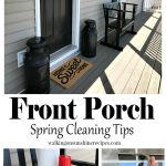 Front Porch Spring Cleaning Tips | Walking on Sunshine