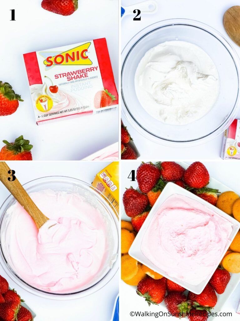 Strawberry Fruit Dip Easy Recipe | Walking on Sunshine Recipes
