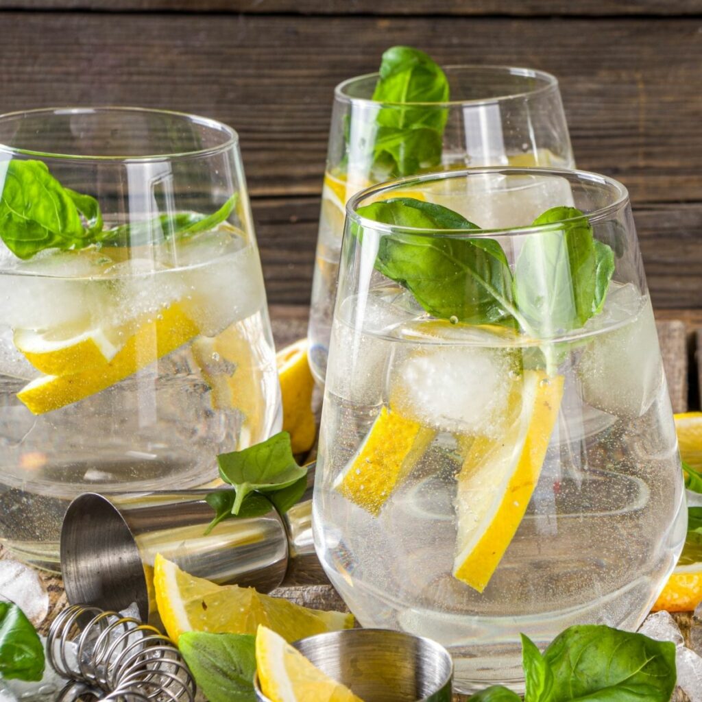 Lemon Basil Mint Spritzer | Walking on Sunshine Recipes
