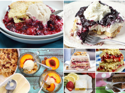 Easy Summer Dessert Recipes | Walking on Sunshine Recipes