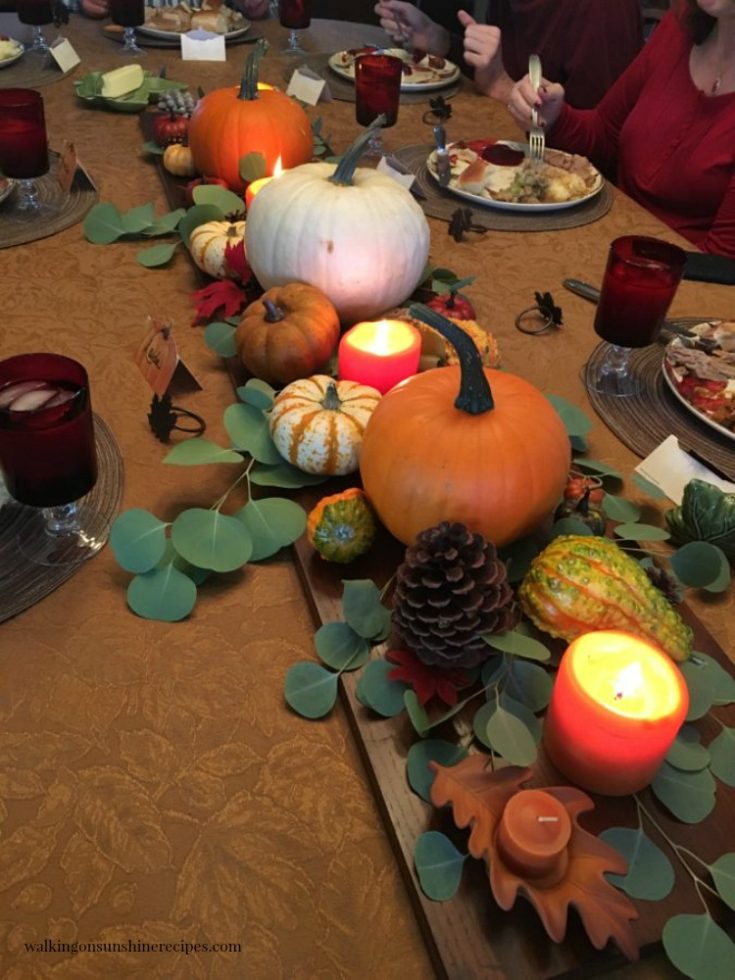 Tips for Decorating the Thanksgiving Table | Walking on Sunshine Recipes