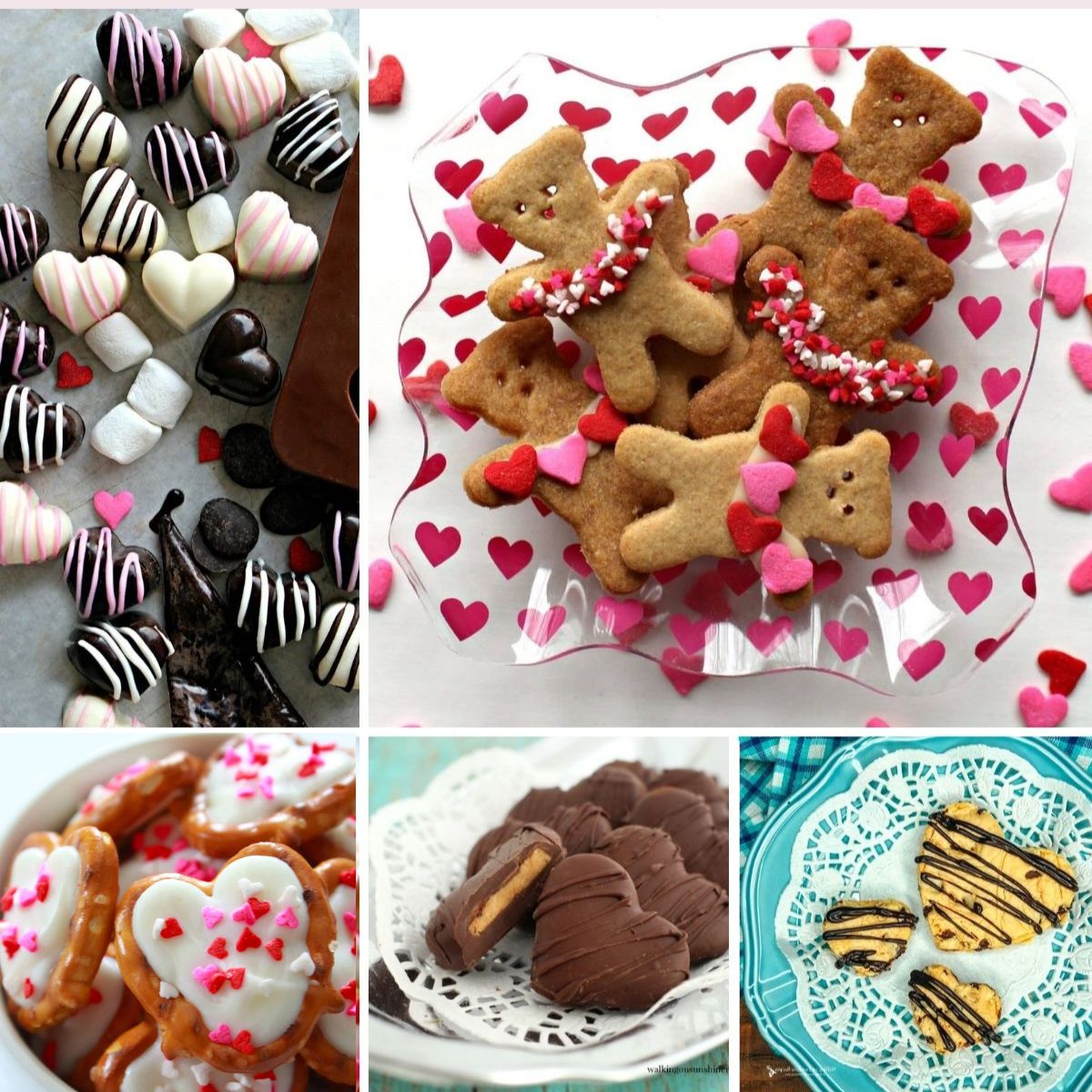 Heart Shaped Sweets and Treats | Walking on Sunshine