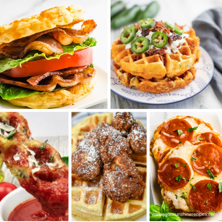 Weekly Meal Plan - Chaffle Recipes - Walking On Sunshine Recipes