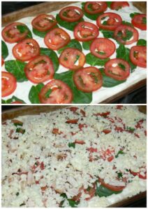 Tuscan Roma Pizza with Homemade Garlic Sauce | Walking on Sunshine