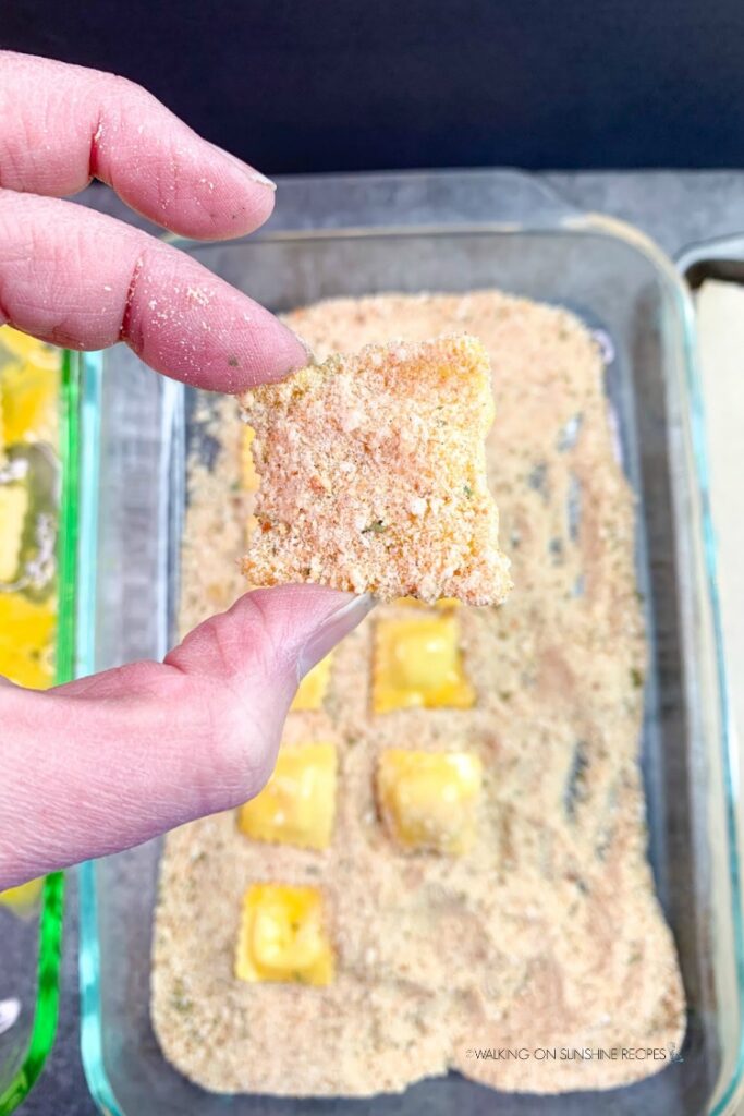 Air Fryer Mini Ravioli Appetizer - Walking On Sunshine Recipes