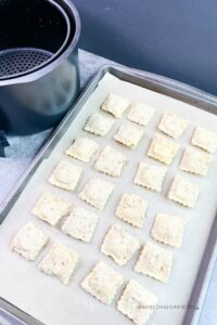 Air Fryer Mini Ravioli Appetizer - Walking On Sunshine Recipes
