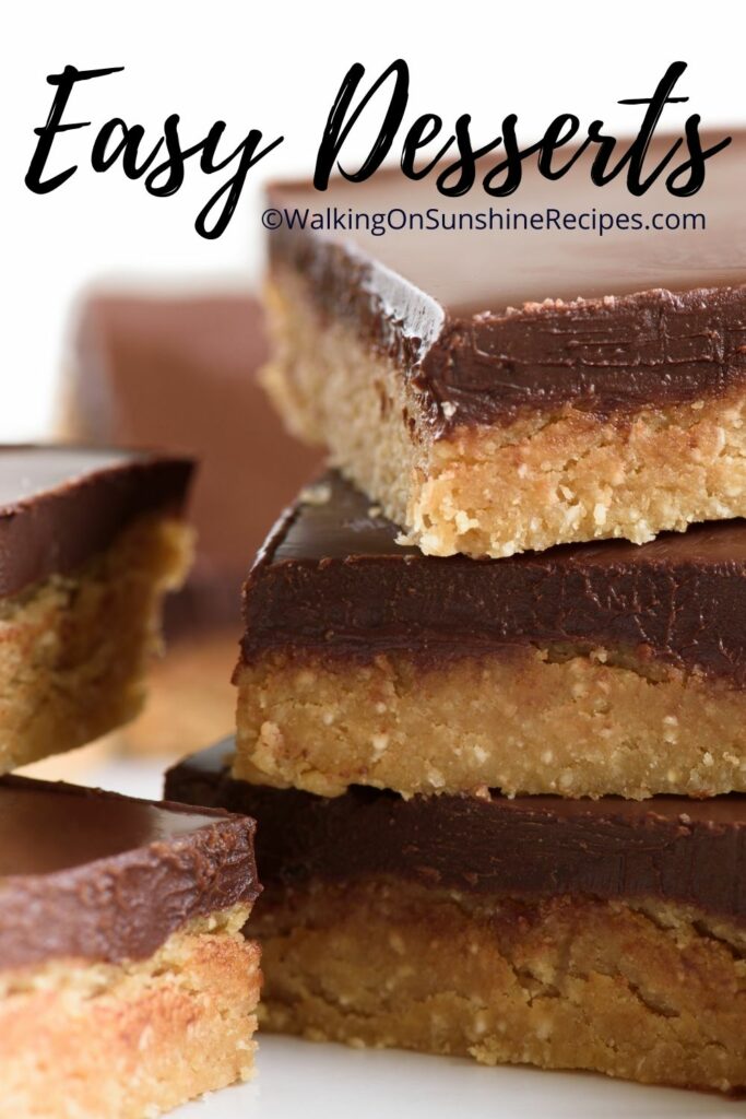 Easy Desserts | Walking On Sunshine Recipes