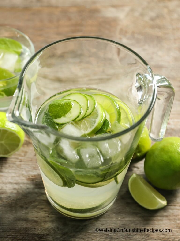 Lime Water Recipe - Walking On Sunshine Recipes