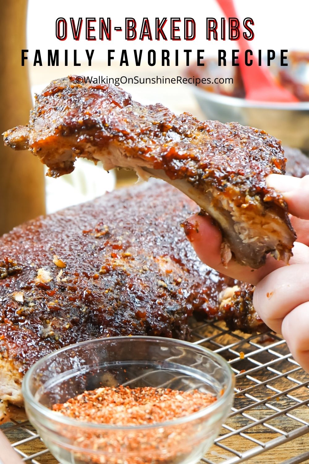 Oven-Baked Barbecue Ribs - Walking On Sunshine Recipes