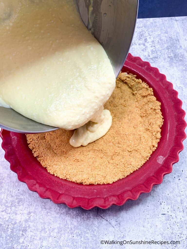 Vanilla Pudding Cheesecake - Walking On Sunshine Recipes