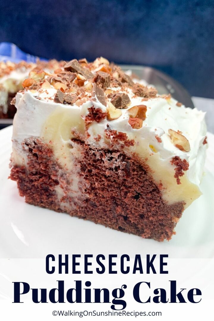 Cheesecake Pudding Cake - Walking On Sunshine Recipes