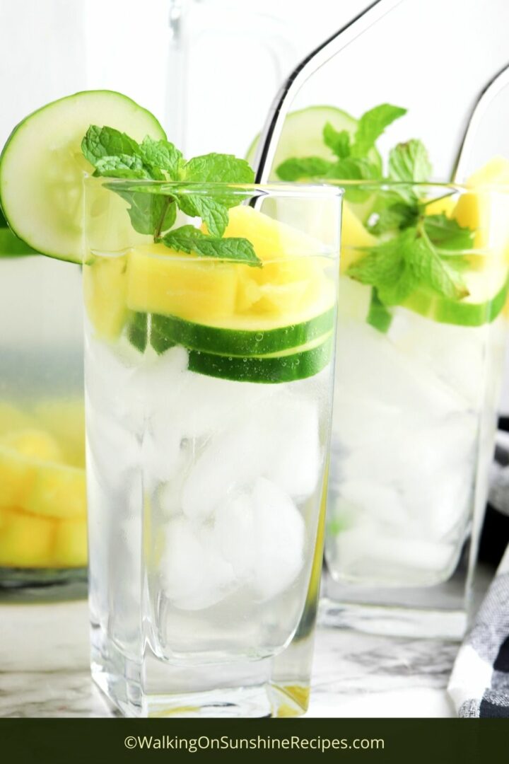 Pineapple Infused Water - Walking On Sunshine Recipes