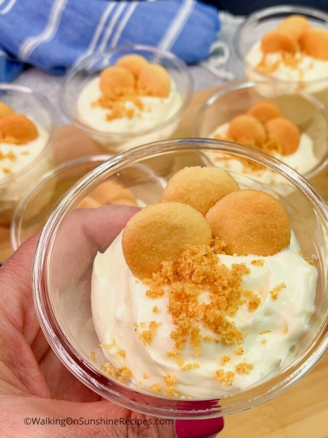 Cheesecake Pudding Cups Story - Walking On Sunshine Recipes