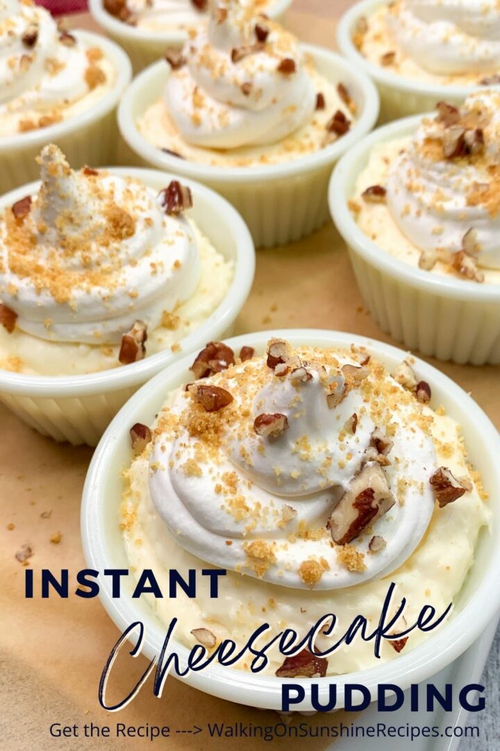 Easy Dessert with Instant Sugar Free Cheesecake Pudding Mix - Walking ...