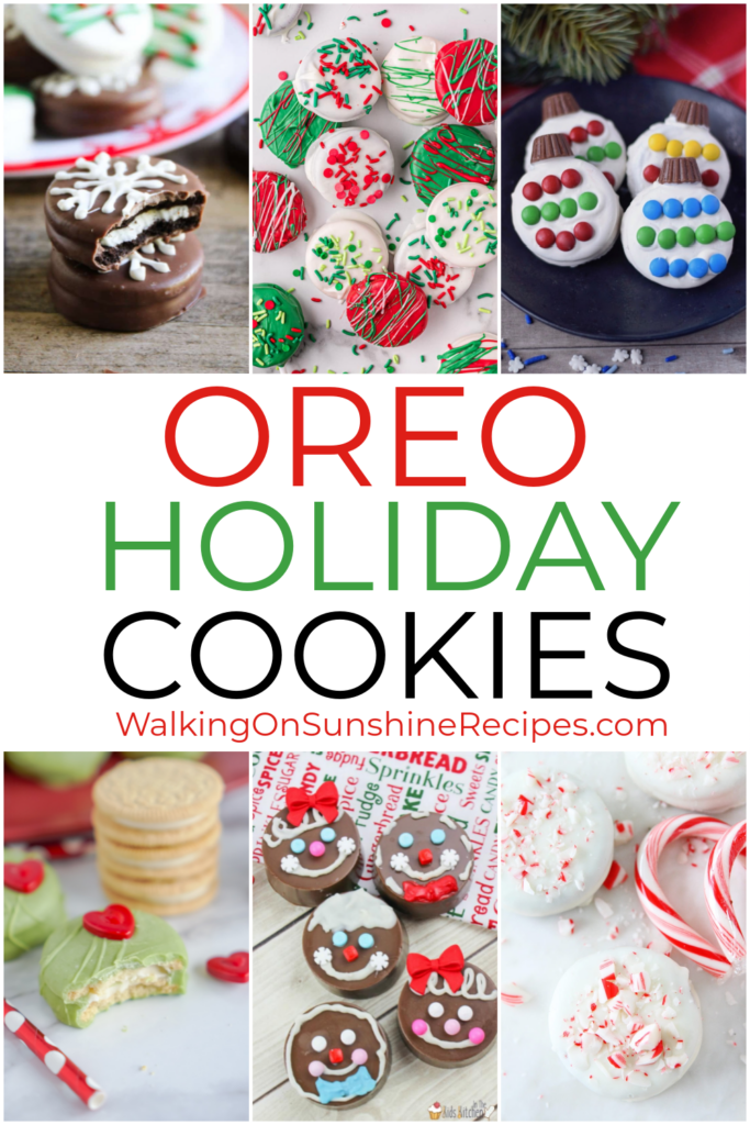 Oreo Holiday Cookies - Walking On Sunshine Recipes