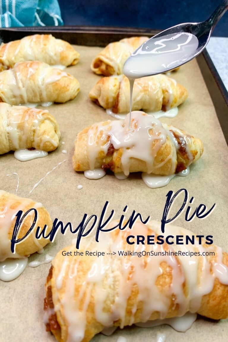 Pumpkin Pie Crescent Rolls - Walking On Sunshine Recipes