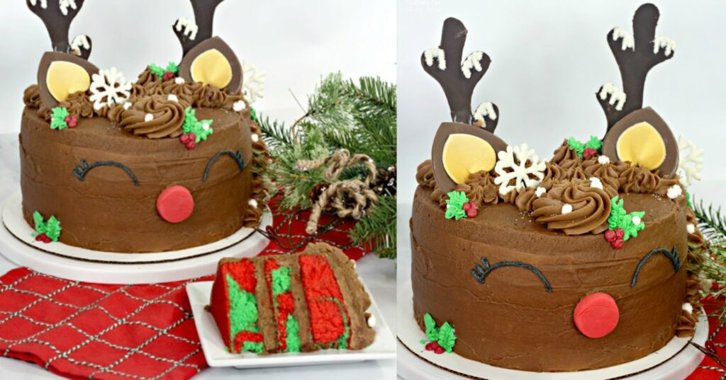 12 Reindeer Cake Ideas - Walking On Sunshine Recipes