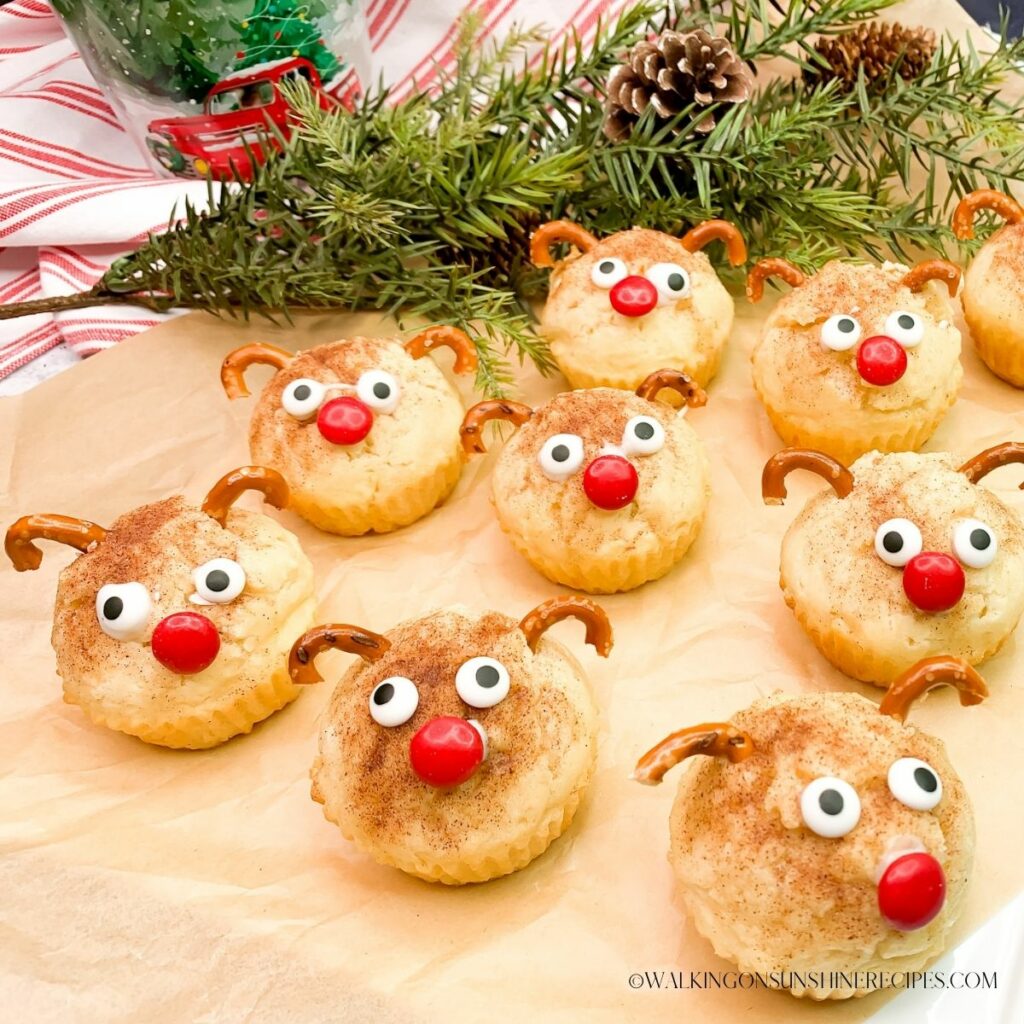 Reindeer Muffins - Walking On Sunshine Recipes
