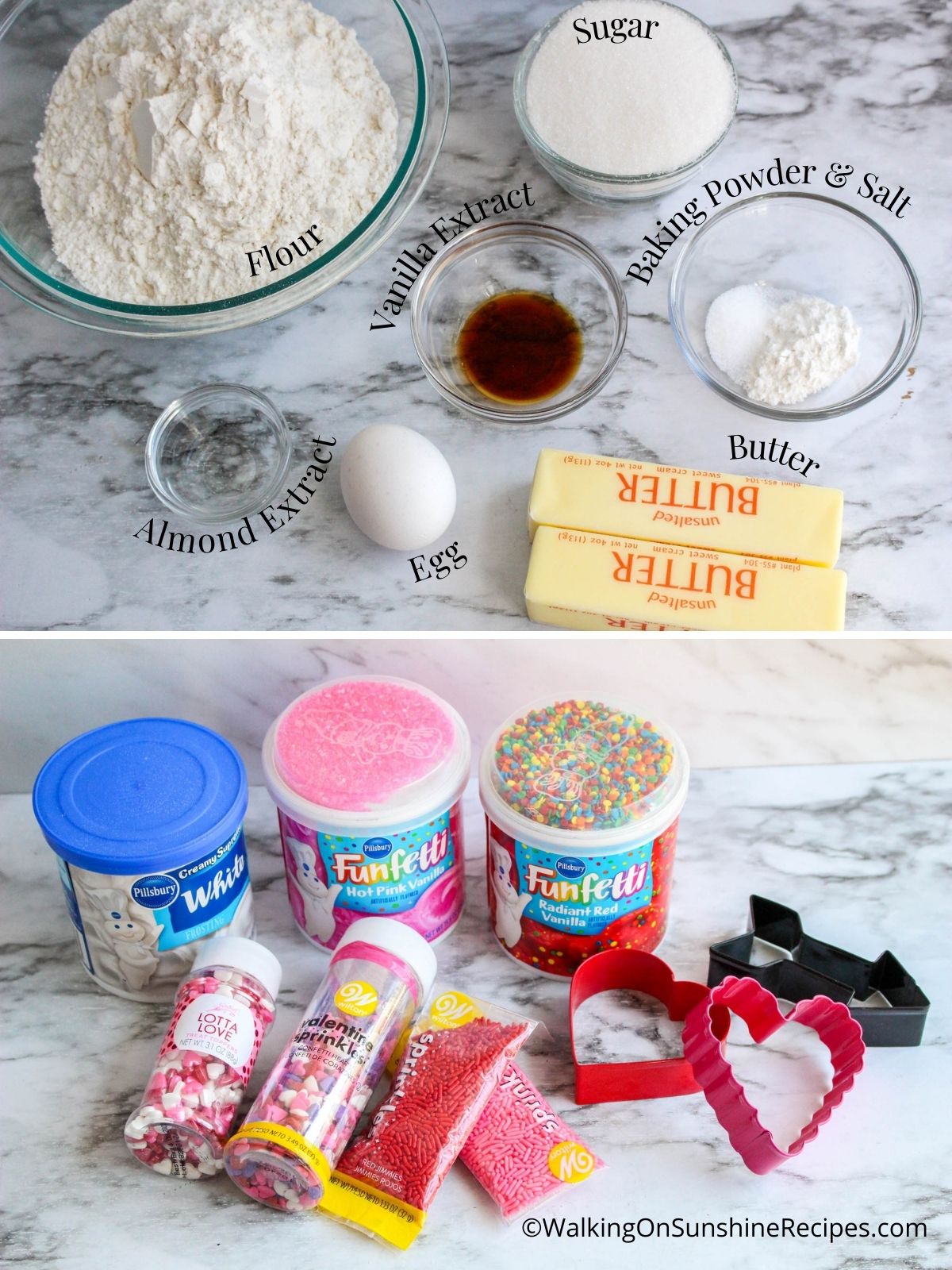 Valentine's Day Sugar Cookies - Walking On Sunshine Recipes