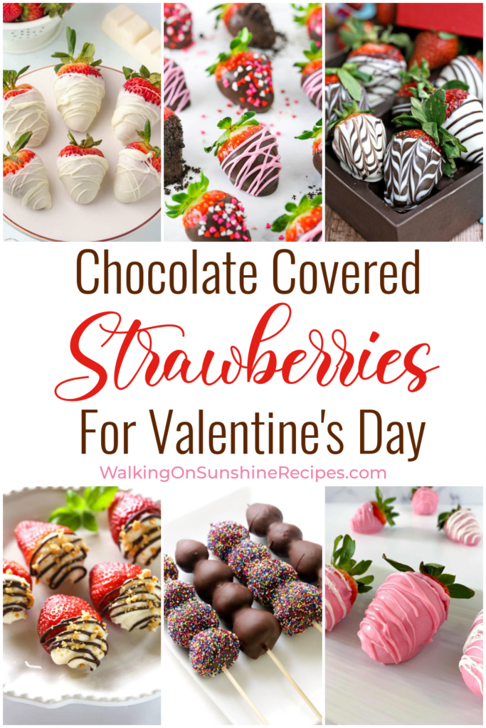 Chocolate Covered Strawberries for Valentine's Day Recipes
