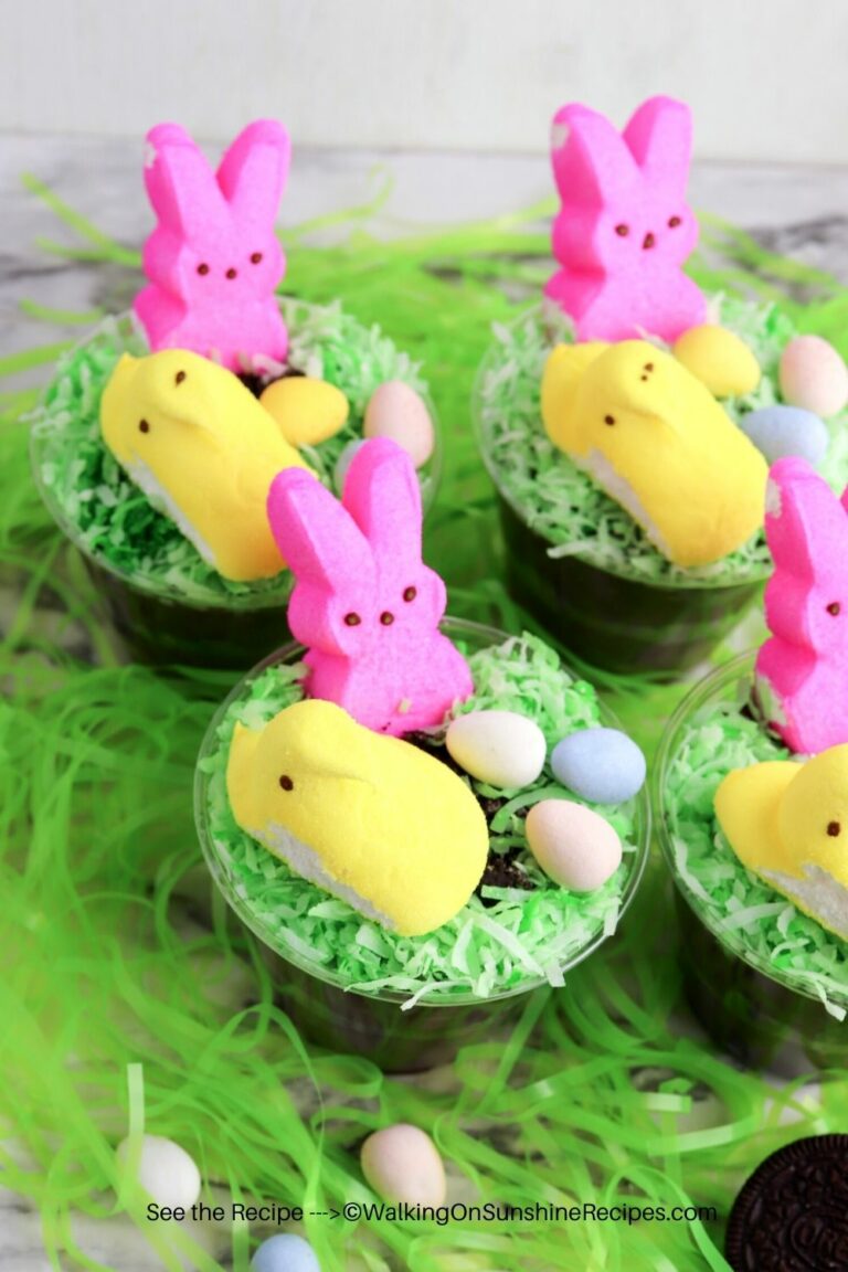 Chocolate Pudding Peeps - Walking On Sunshine Recipes