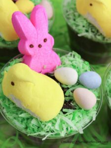 Chocolate Pudding Peeps - Walking On Sunshine Recipes