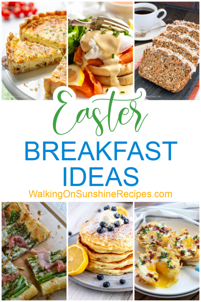 Easter Breakfast Ideas - Walking On Sunshine Recipes