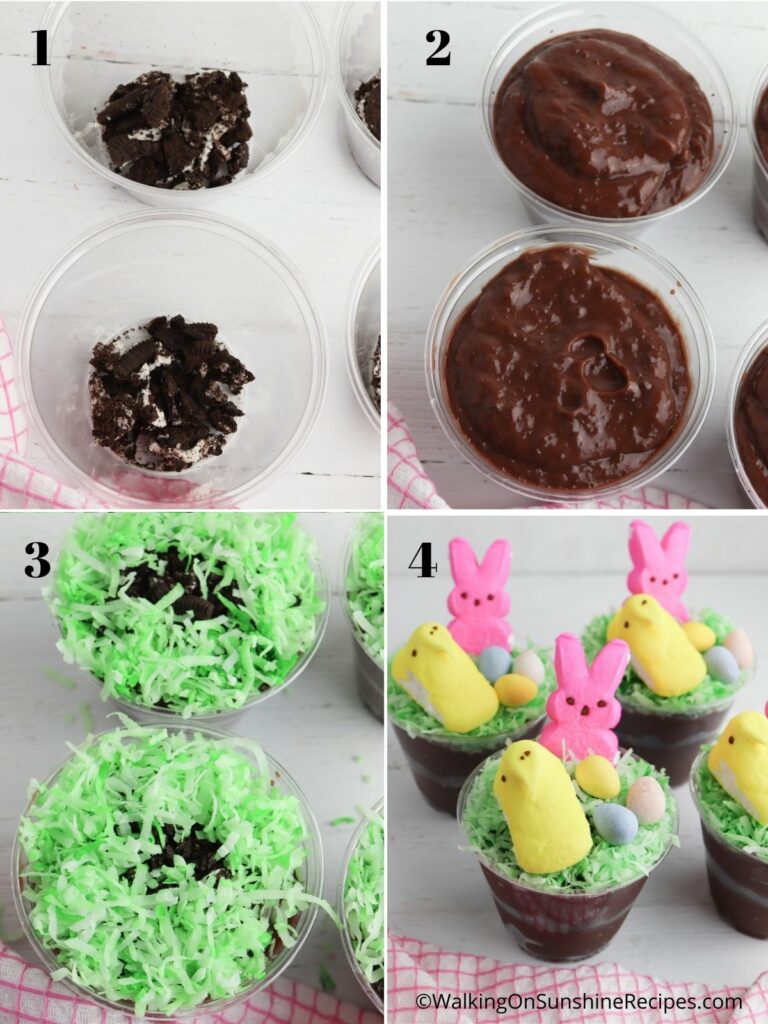 Chocolate Pudding Peeps - Walking On Sunshine Recipes