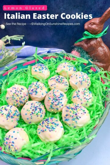 Italian Easter Cookies - Walking On Sunshine Recipes
