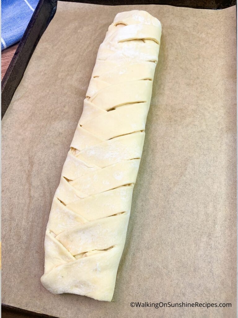 Puff Pastry Braid with Lemon Cream Cheese Filling