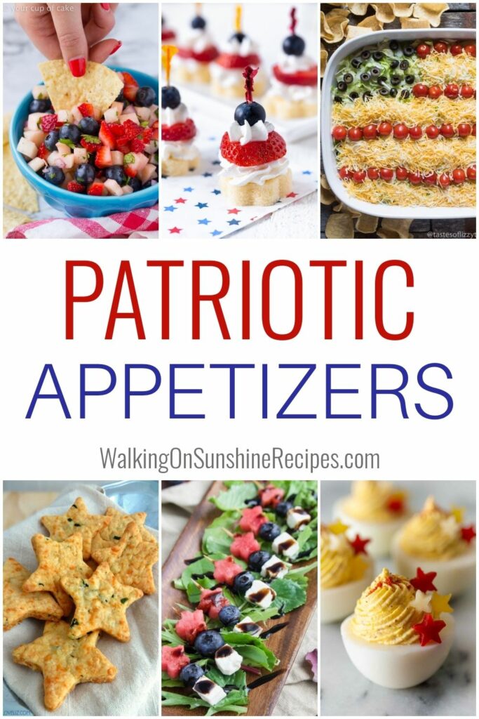 Patriotic Appetizers - Walking On Sunshine Recipes