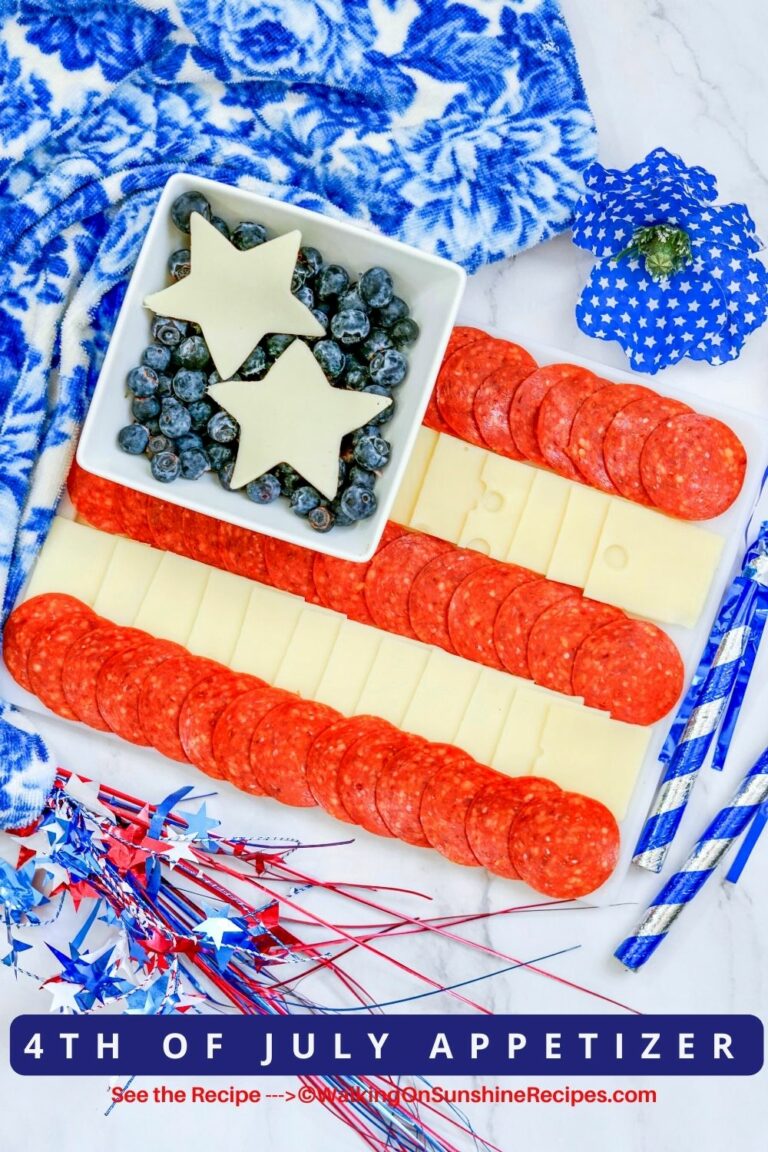4th of July Appetizer - Walking On Sunshine Recipes