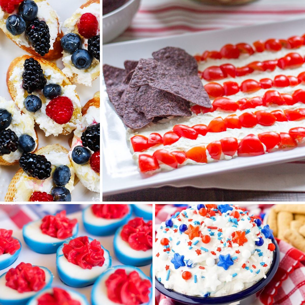 Fourth of July Themed Appetizers - Walking On Sunshine Recipes
