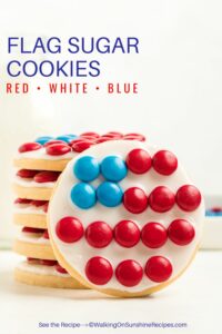 Sugar Cookie Flag - Walking On Sunshine Recipes