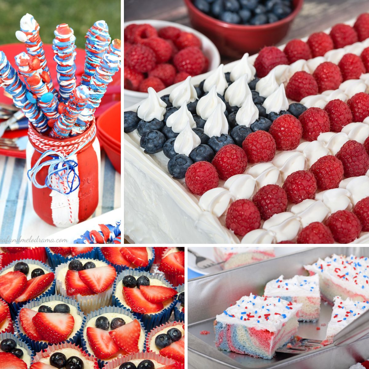 Red White Blue Food Party | Walking on Sunshine