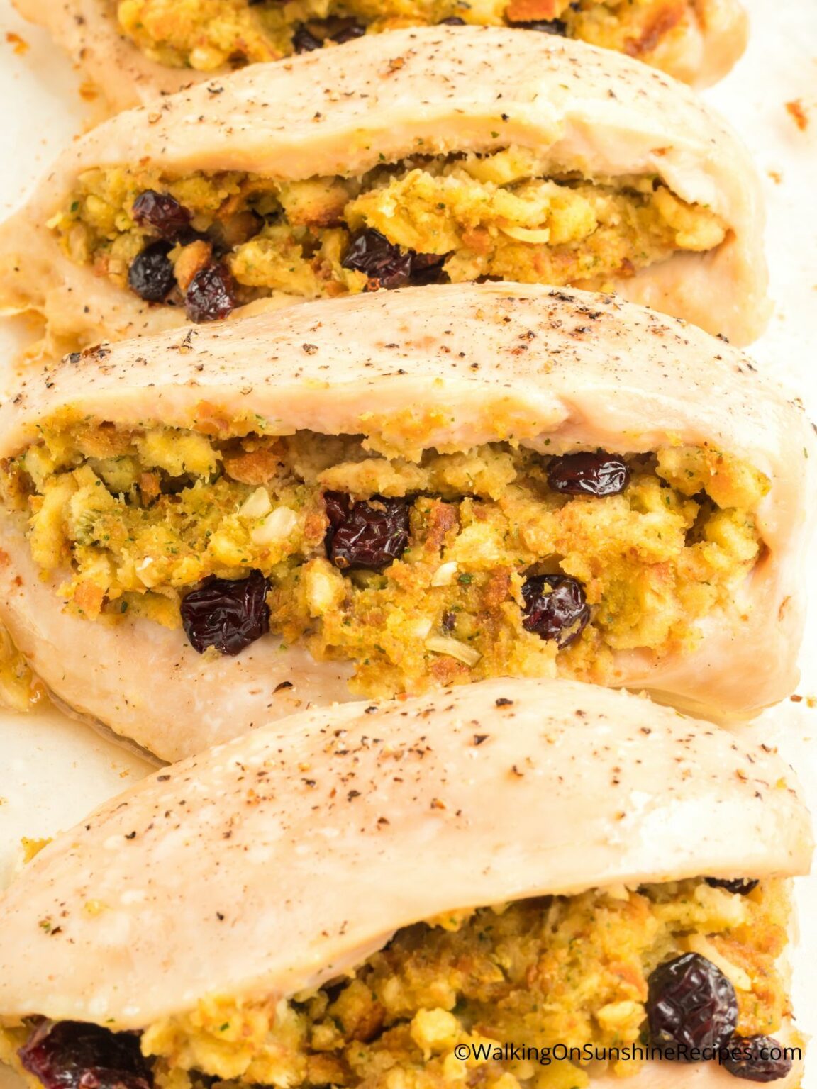 Stuffed Chicken Breast with Stuffing - Walking on Sunshine