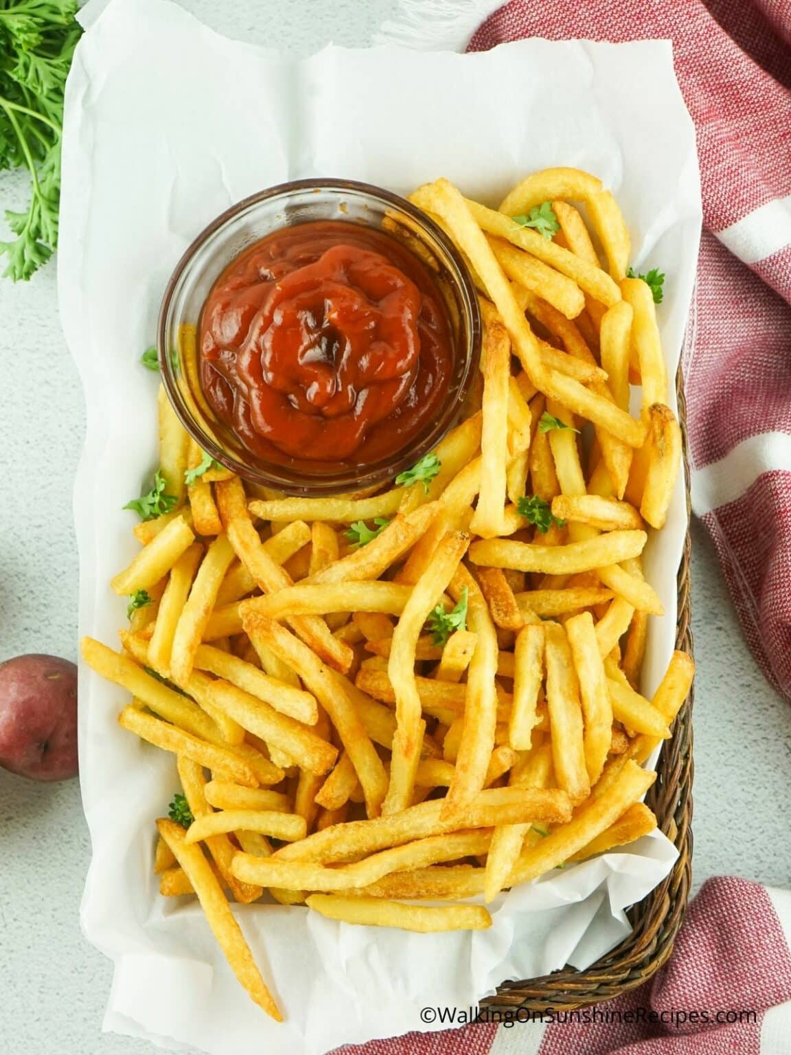 Air Fryer French Fries - Walking On Sunshine Recipes