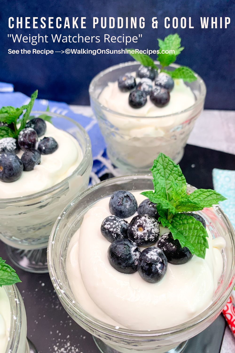 Weight Watchers Cheesecake Pudding and Cool Whip