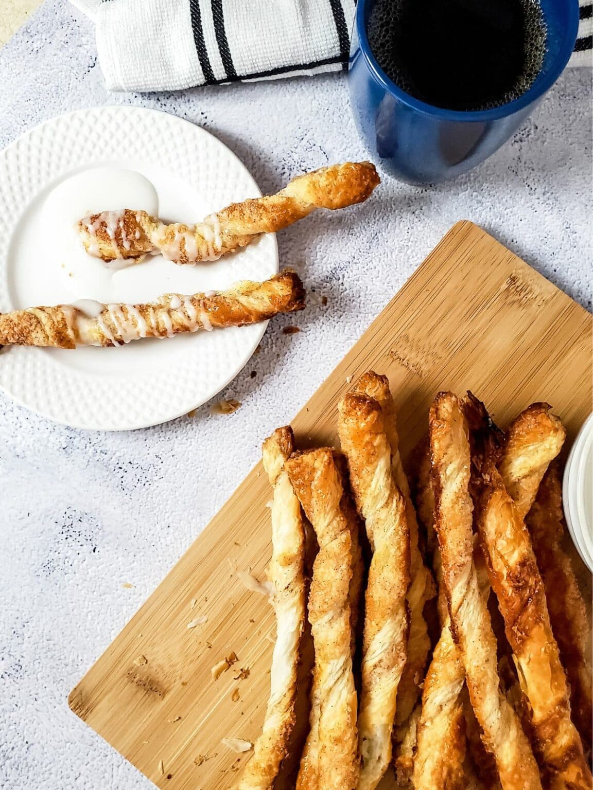Puff Pastry Cinnamon Twists - Walking On Sunshine Recipes