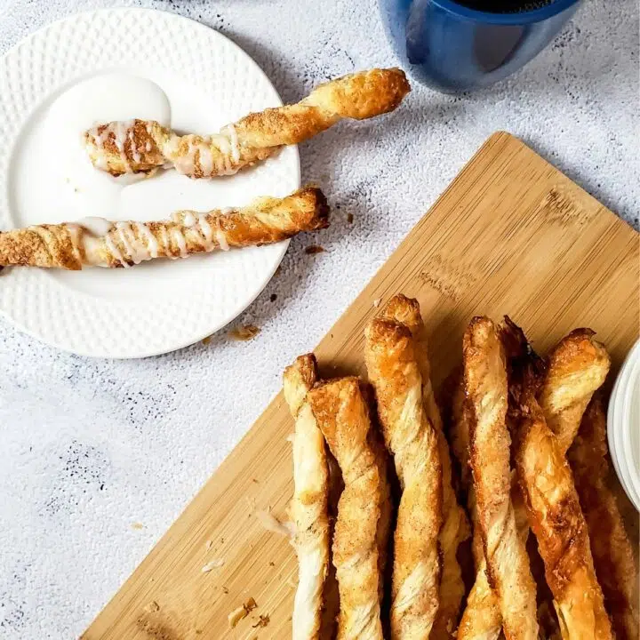 Puff Pastry Cinnamon Twists - Walking On Sunshine Recipes