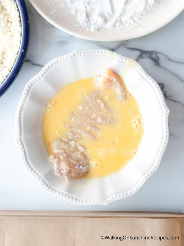 Italian Chicken Cutlets - Walking On Sunshine Recipes