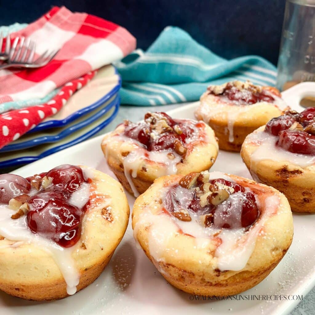 Pillsbury Cinnamon Rolls with Cherry Pie Filling