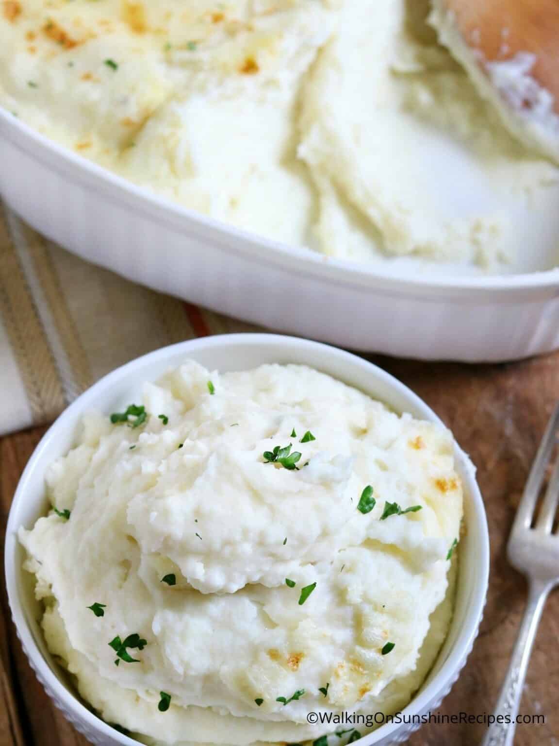 Company Mashed Potatoes | Walking on Sunshine Recipes