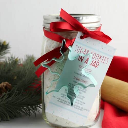 Cookie Mason Jar Gifts - Walking On Sunshine Recipes