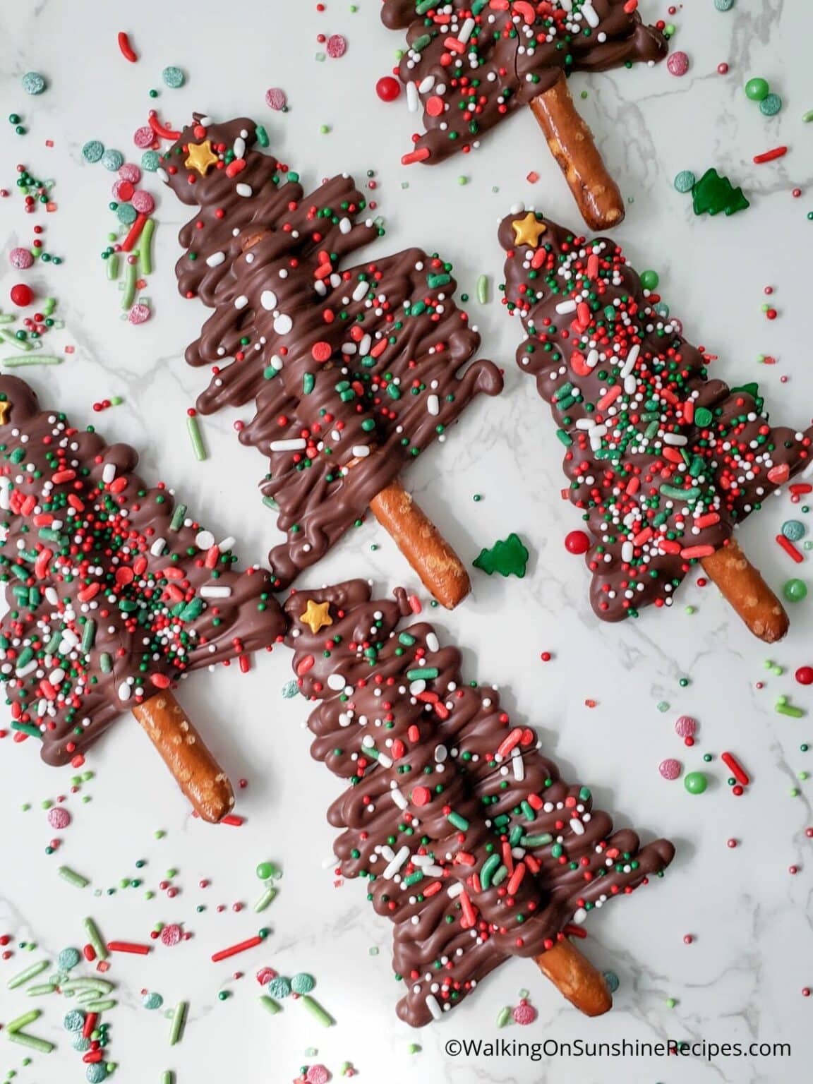 Chocolate Covered Pretzels Christmas - Walking on Sunshine