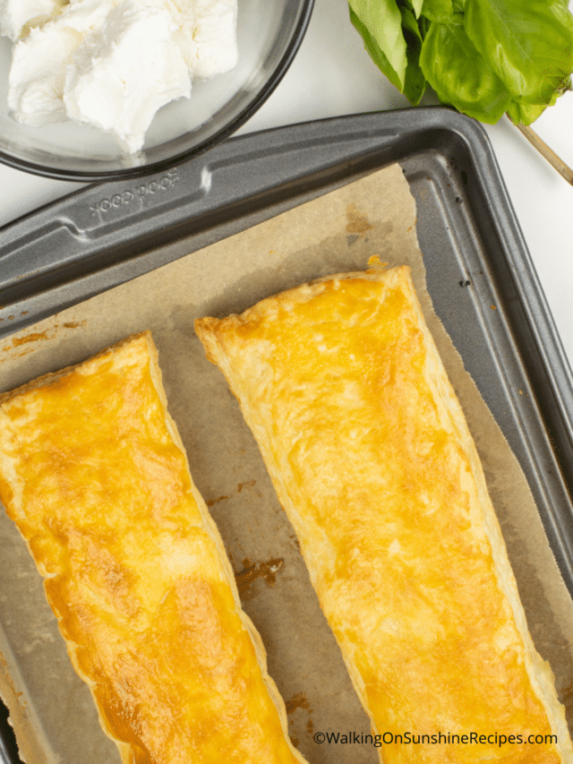 Tomato Puff Pastry Appetizer - Walking On Sunshine Recipes